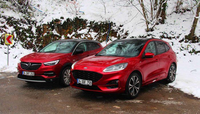 Yeni 2021 Ford Kuga 1.5 Ecoblue AT8 vs 2021 Opel Grandland X 1.5 AT8 ...
