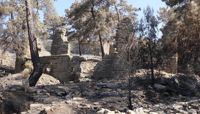 Manavgat'taki yangında Lyrbe Antik Kenti büyük zarar gördü - Mynet Yaşam