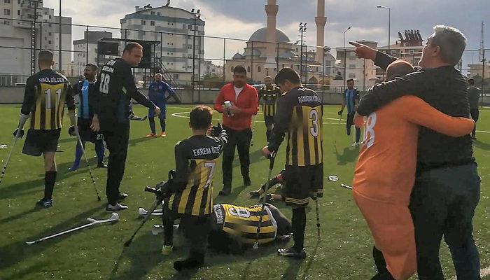 Ampute maçında şok olay! Yumruklar havada uçuştu - Diğer Sporlar