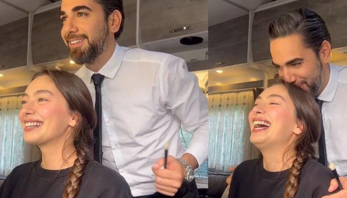 Neslihan Atagülün Saçları Kadir Doğuluya Emanet Çiftin Videosu