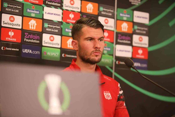 Robin Yalçın: “Kazanmak için geldik”Uefa Avrupa Konferans Ligi