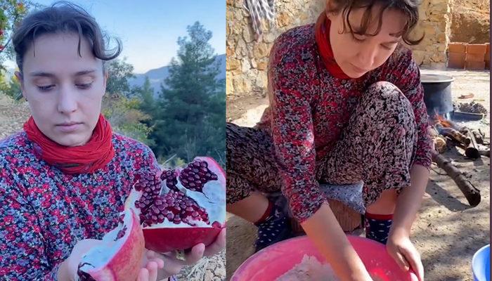 Sosyal medyanın en doğal fenomeni! 'Keçiperver'in tarlada çektiği ...