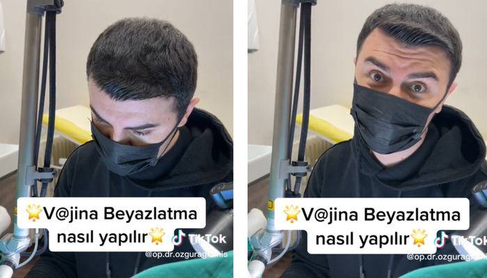 TikTok'ta vajina beyazlatma işlemi yapan doktor viral oldu! Herkes bu ...