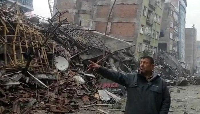 Kentin en işlek caddesinden yıkımı gözler önüne serdi... Malatya ...