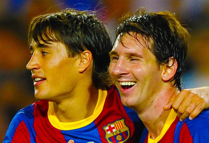 19 yaşından önce Barcelona'da Messi ile birlikte en çok gol atan isimdi ...