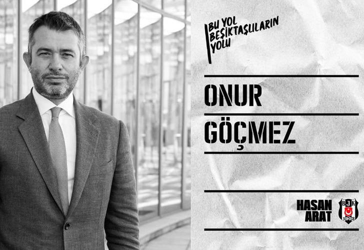Beşiktaş başkan adayı Hasan Arat, yönetim listesinde Onur Göçmez'in de ...