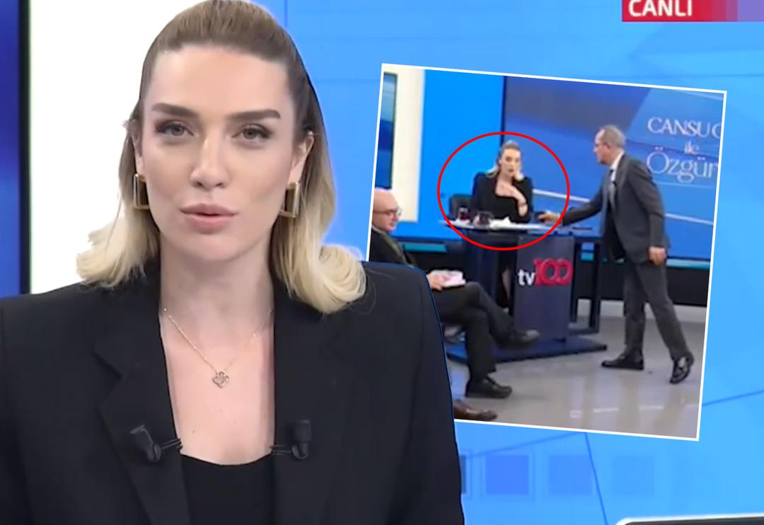 Canlı yayında ölümden döndü! Cansu Canan Özgen’i heimlich manevrası ile ...