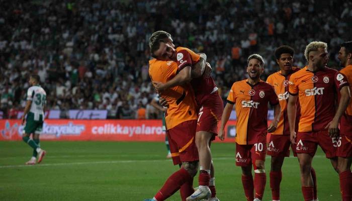 SON DAKİKA: Galatasaray 2'de 2 yaptı! Sarı-Kırmızılılar Konya engelini ... SON DAKİKA: Galatasaray 2'de 2 yaptı! Sarı-Kırmızılılar Konya engelini ...