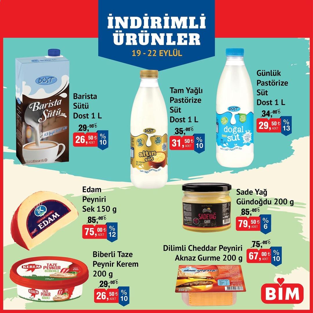 Bim Aktüel 19 Eylül - 22 Eylül Fırsat Ürünleri Kataloğu ve Ürünleri