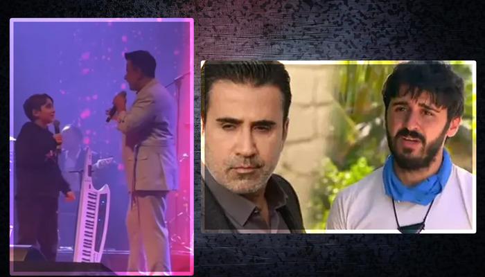 Emrah oğlunu 'Küçük Emrah' diyerek sahneye çıkardı, tepki yağdı: Tayfun ...