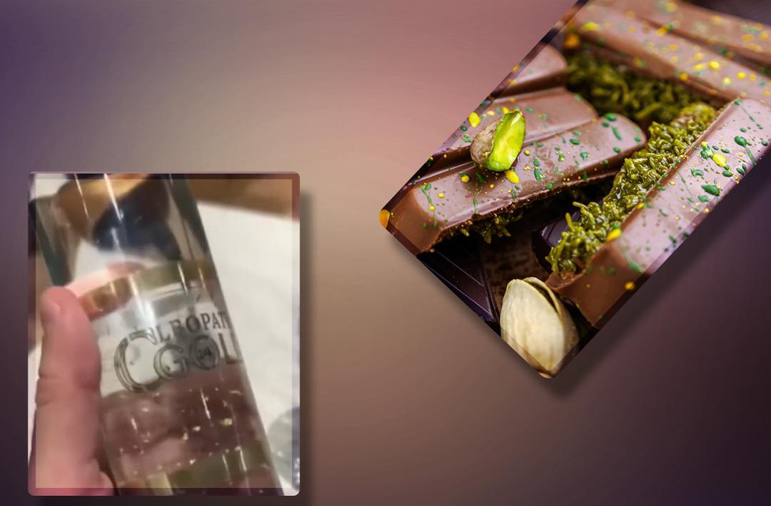 İçinde 24 ayar toz altın var! Dubai çikolatasının ardından şimdi de su ...