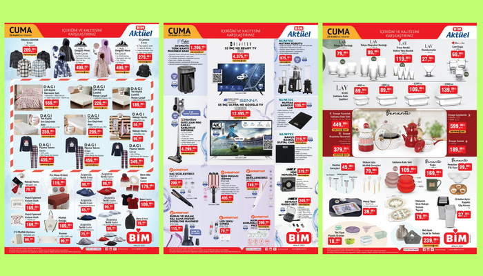 BİM'e Dagi pijama takımları geliyor! 20 Aralık 2024 BİM Aktüel Kataloğu burada - Vitrin