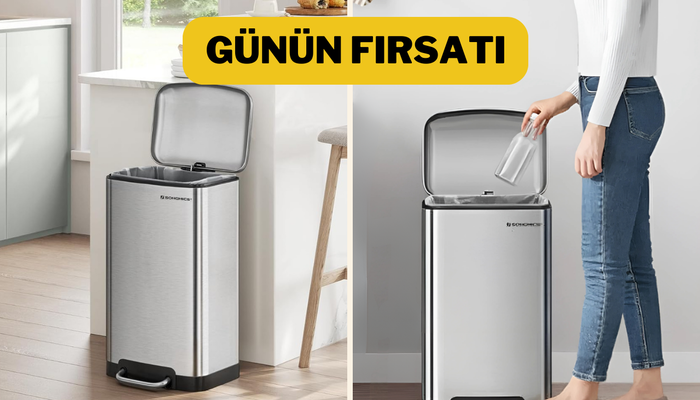 Sıfır koku, sıfır sızdırma! Çok satan o çöp kovası günün fırsat ürünü ...