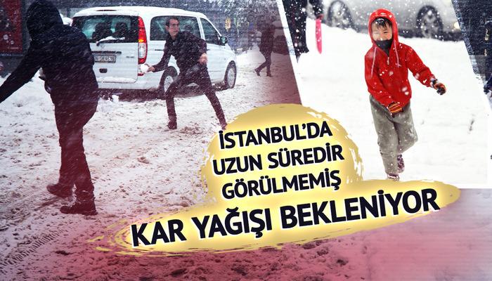 İstanbul'da uzun süredir görülmemiş kar yağışı bekleniyor: "Bol bol kar ...