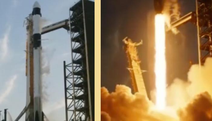 Elon Musk’ın şirketi SpaceX, 4 astronotu Uluslararası Uzay İstasyonu'na gönderdi! Falcon-9 ...