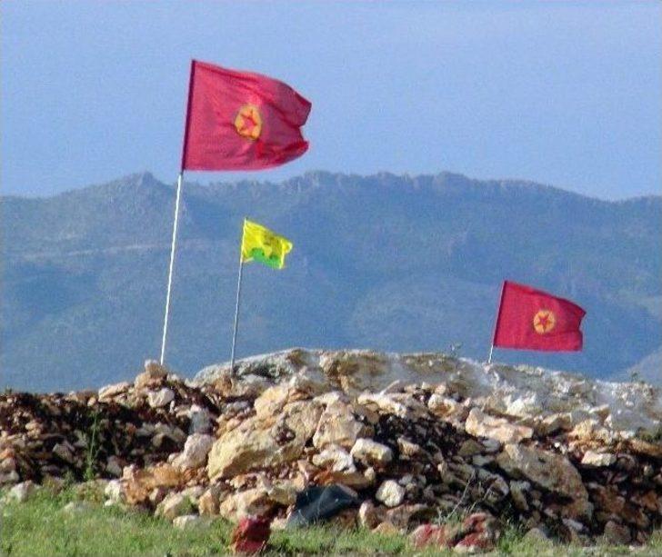 Karakol İnşaatında Duvarı Yıkıp, Sözde Pkk Bayrağı Astılar - Diyarbakır ... Karakol İnşaatında Duvarı Yıkıp, Sözde Pkk Bayrağı Astılar - Diyarbakır ...