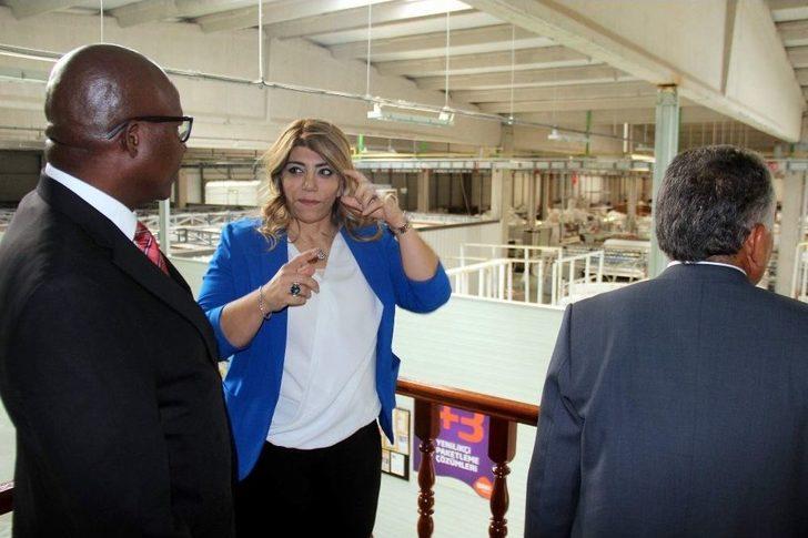 Güney Afrika Cumhuriyeti Büyükelçisi Malefane Serbest Bölgeyi Ziyaret ...